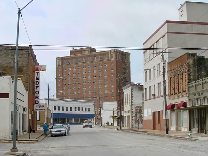 That tall brick building standing proud over downtown tells you this town has seen some history worth sticking around for.