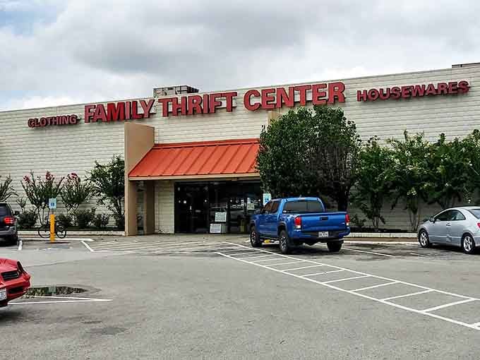 That cheerful orange awning welcomes you like an old friend ready to share their best-kept shopping secrets.