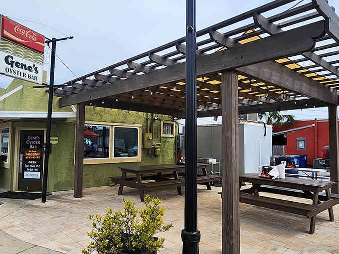 That pergola-covered patio is calling your name louder than your GPS ever could on the way here.