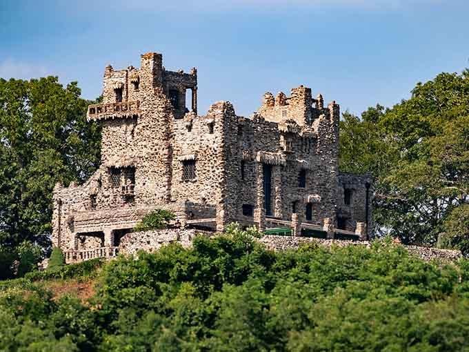 This medieval-looking stone fortress rising from the Connecticut hillside proves castles aren't just for European postcards anymore.