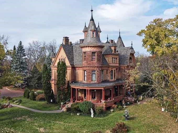 This Victorian beauty looks like it wandered off a Clue game board and decided to stay forever.
