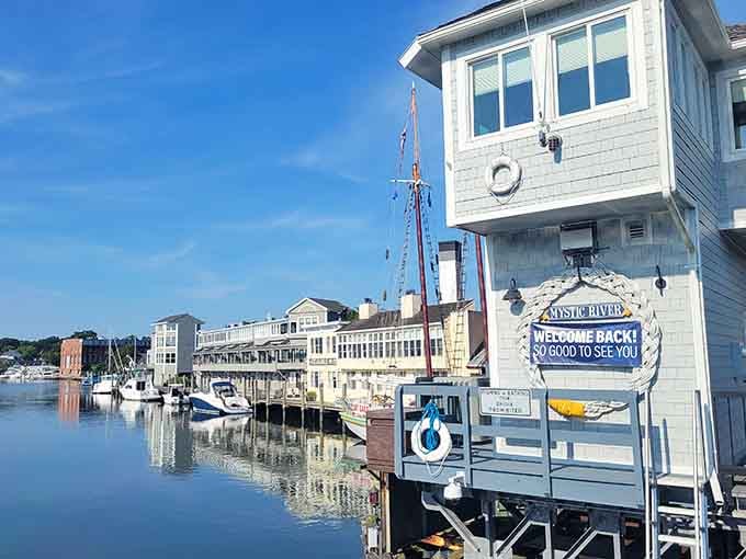 Here's where maritime magic meets modern charm - Mystic's waterfront welcomes you like an old friend with open arms.