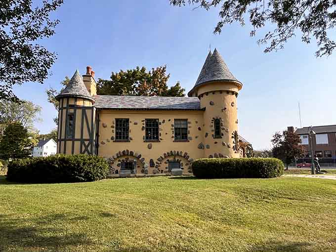 This storybook castle with its whimsical turrets proves fairy tales do exist in the Midwest's heartland.