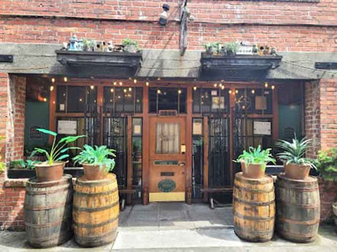 Those wine barrels flanking the entrance aren't just decoration&mdash;they're your first hint that something magical awaits inside.