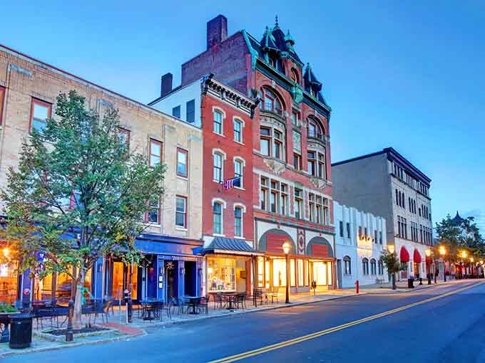 When twilight hits these streets, the warm glow from shops and restaurants creates pure magic you can't fake.