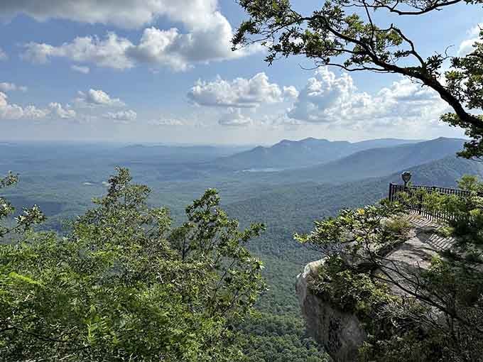 Blue skies and endless mountain views prove that South Carolina's upstate rivals any postcard from the Rockies.
