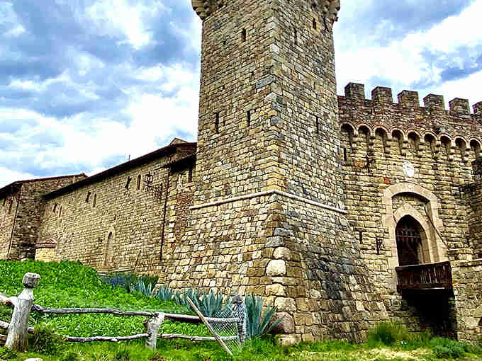 Every hand-laid stone and arched doorway whispers tales of old-world craftsmanship meeting California sunshine and excellent wine.