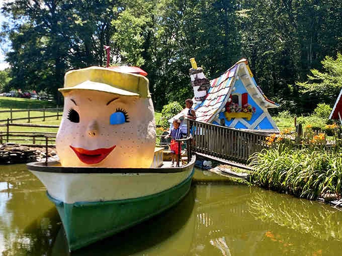 This cheerful boat captain has been waiting decades to take you on a storybook adventure through enchanted waters.