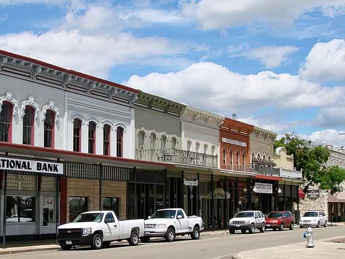 Those ornate balconies and pristine storefronts prove that small-town architecture can rival any big city's beauty.