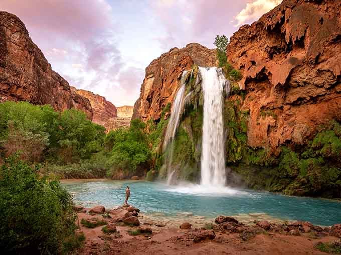 Standing at the base of this waterfall, you realize some places are worth every step of the hike.