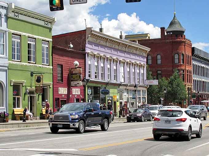 Those colorful Victorian buildings aren't just pretty faces&mdash;they're genuine remnants of Colorado's wild silver boom days standing proud.