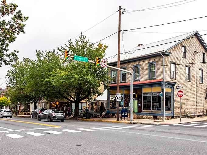 Corner shops and local businesses line streets where neighbors still stop to chat and catch up.