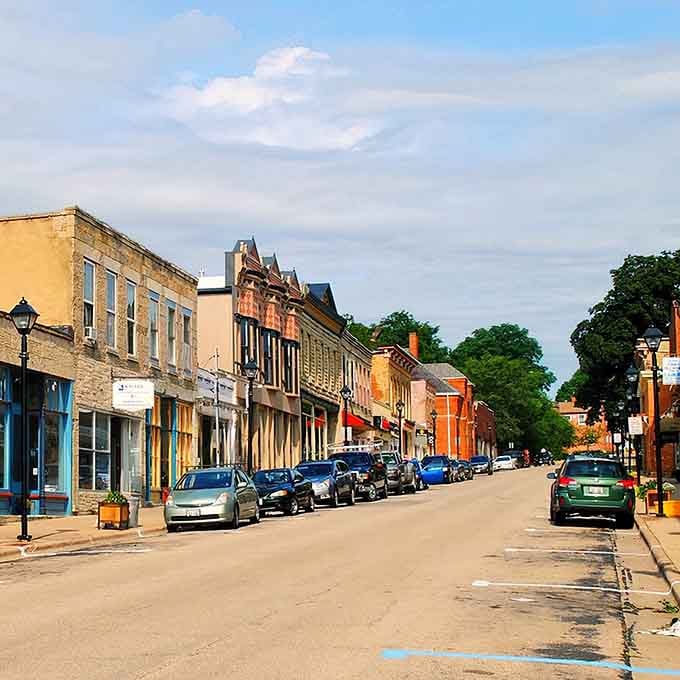Golden hour paints these historic streets in warm light, where Cornish miners once walked and artists now create their magic.