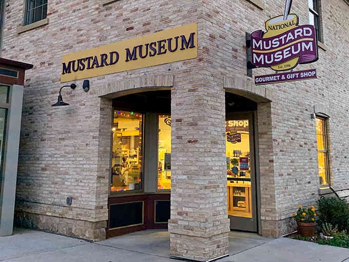 When the evening light hits just right, even a mustard museum glows with golden possibility and promise.
