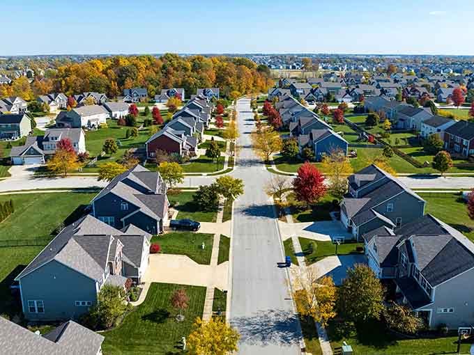 Autumn paints these neighborhoods in colors that make even the best TV shows look dull.