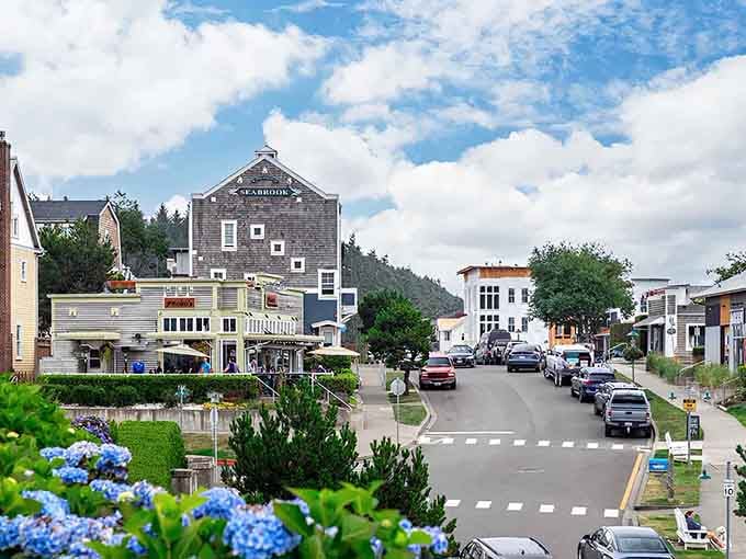 Those hydrangeas blooming along Main Street are nature's way of saying "welcome home" without the hefty price tag.