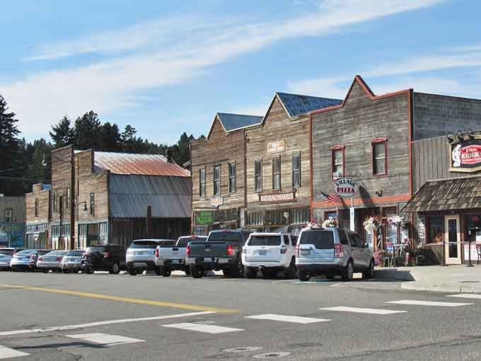 Those weathered wooden facades aren't movie sets&mdash;they're the real deal, standing proud like your grandfather's work boots.