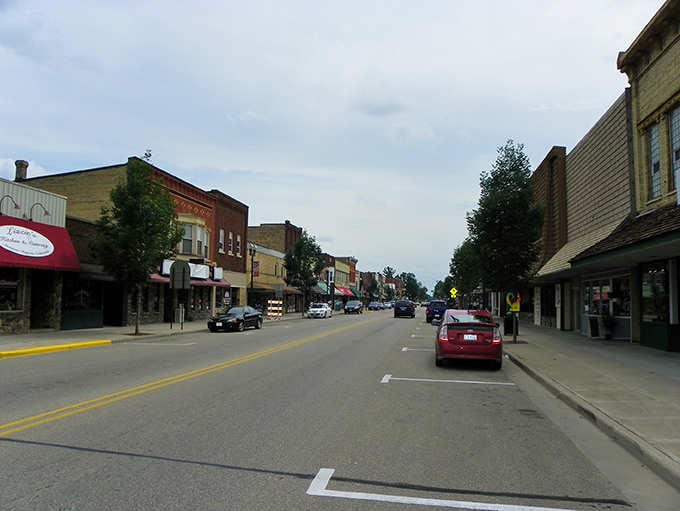 Wide streets and historic buildings create that timeless small-town atmosphere where everyone takes their time.