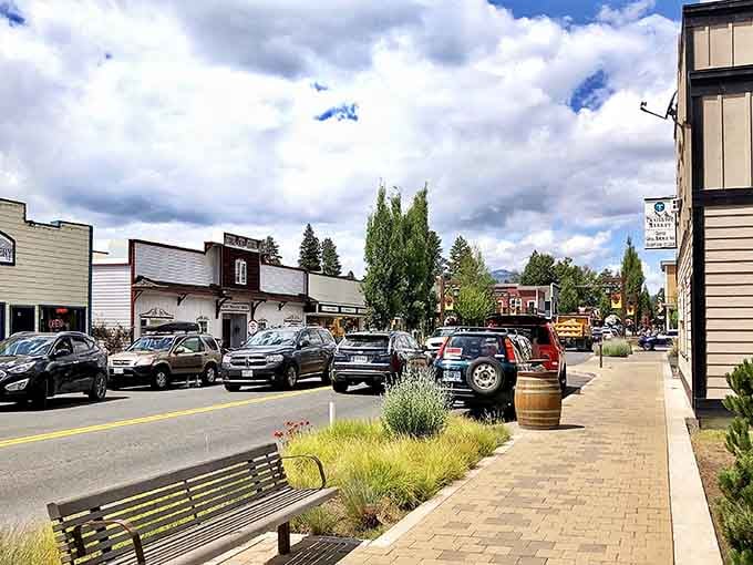 Those sidewalks and charming benches invite you to slow down and savor small-town life at its finest.