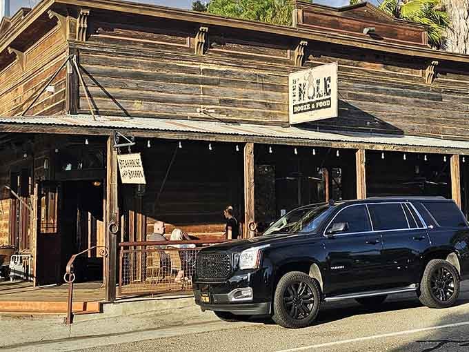 When the building looks this authentic, you know the steaks inside aren't playing around either.