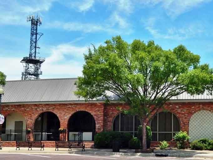 When the radio tower becomes part of your restaurant's skyline, you know you've found authentic small-town charm.