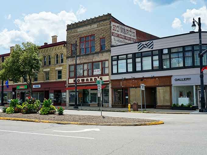 Historic storefronts showcase Torrington's small-city charm where neighbors still wave and remember your name from last week.