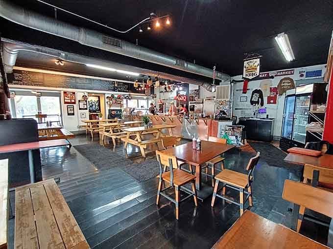 Step inside where wooden tables and smoky aromas create the perfect setting for serious meat appreciation.