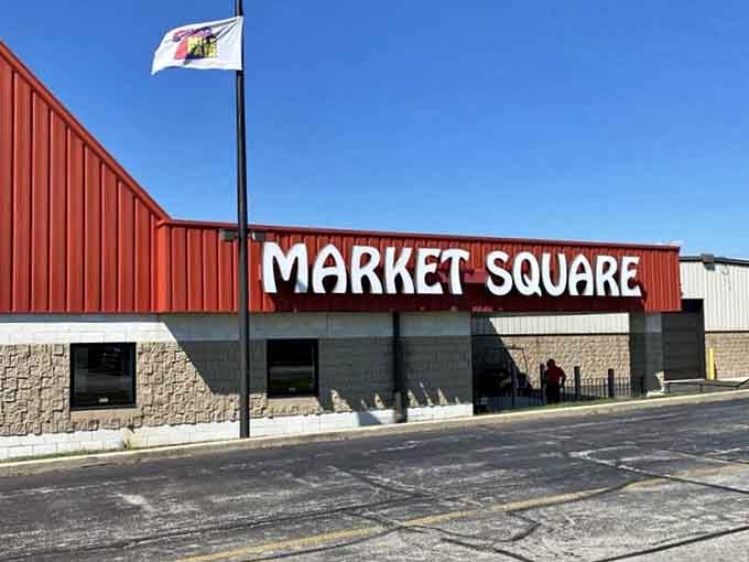 Market Square stands ready to welcome seekers of deals, its doors opening to endless aisles of discovery.