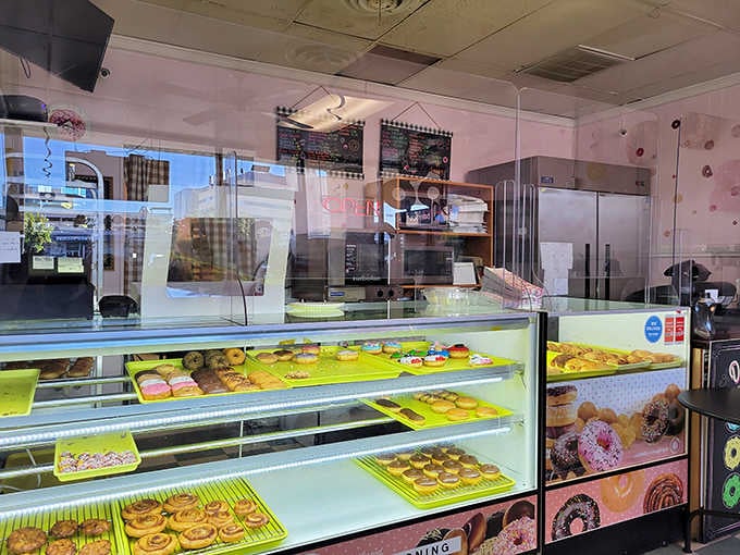 Those display cases are basically edible art galleries, and admission is whatever you're willing to spend on breakfast.
