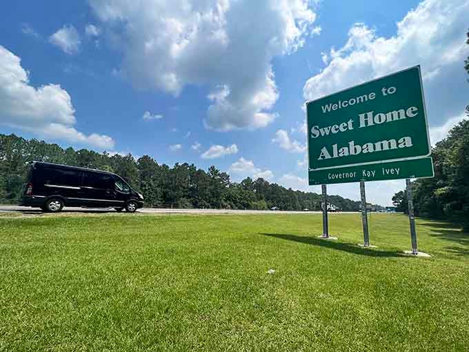 Wide open spaces and that welcoming green beacon reminding you exactly where home begins and stress ends.
