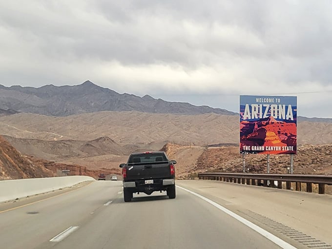 The open road ahead promises sunshine, saguaros, and a return to sensible weather patterns at last.
