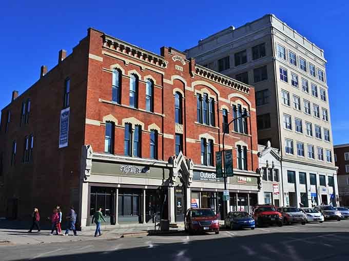 These handsome brick buildings downtown prove Akron's got architectural bones that newer cities would kill for, honestly.