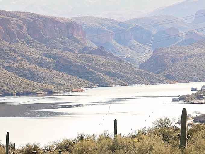 When the lake mirrors the sky and saguaros stand guard, you've found Arizona's sweet spot.