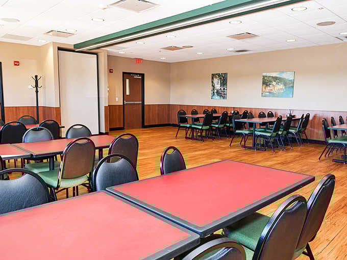 Spacious dining rooms mean you can bring the whole family without feeling like sardines in a very delicious can.