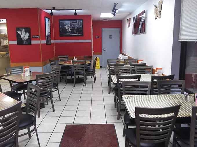 Classic diner vibes meet comfortable seating where locals have been gathering for their morning rituals for years.