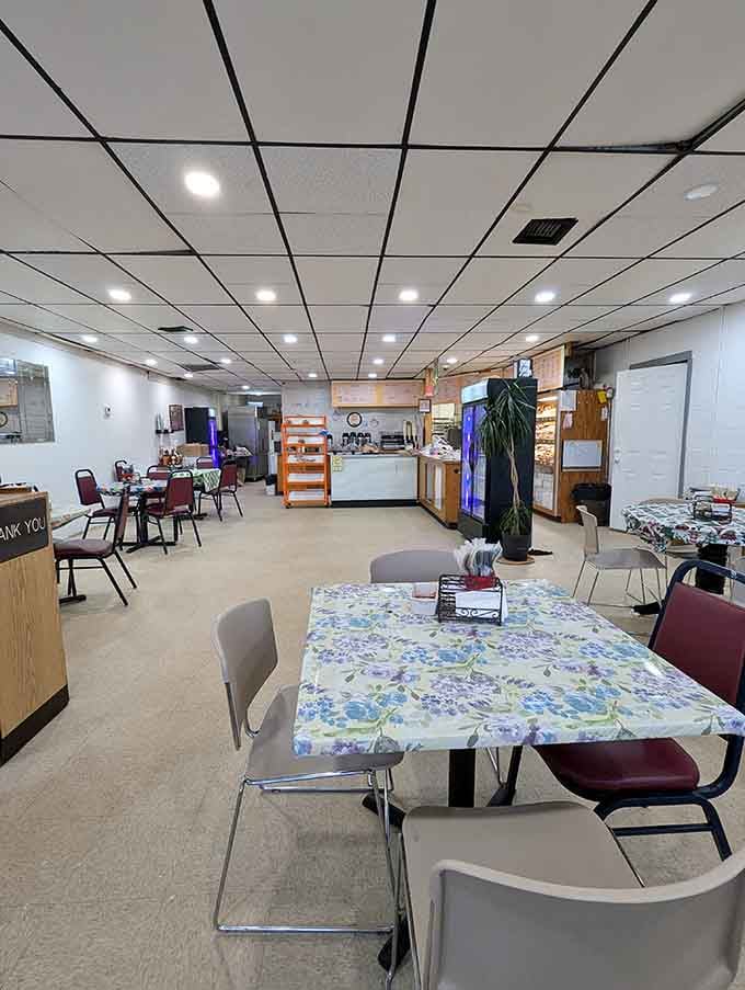 Clean, spacious, and unpretentious: this is where locals gather for breakfast without the hipster tax or pretentious atmosphere.