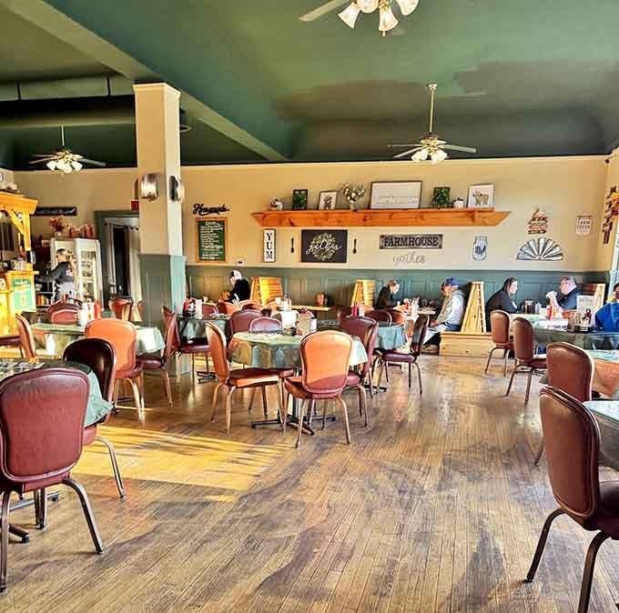 Step into this welcoming dining room where comfort food meets genuine hospitality in the most delightful way possible.