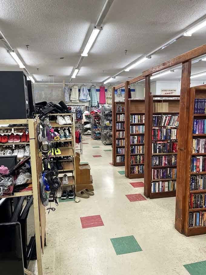 Rows of possibilities stretch before you like the world's most affordable choose-your-own-adventure book, fluorescent lights and all.