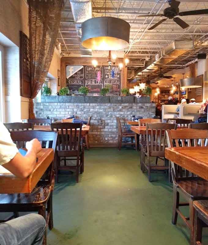 Those turquoise floors and nautical touches transport you straight to the coast without the traffic.