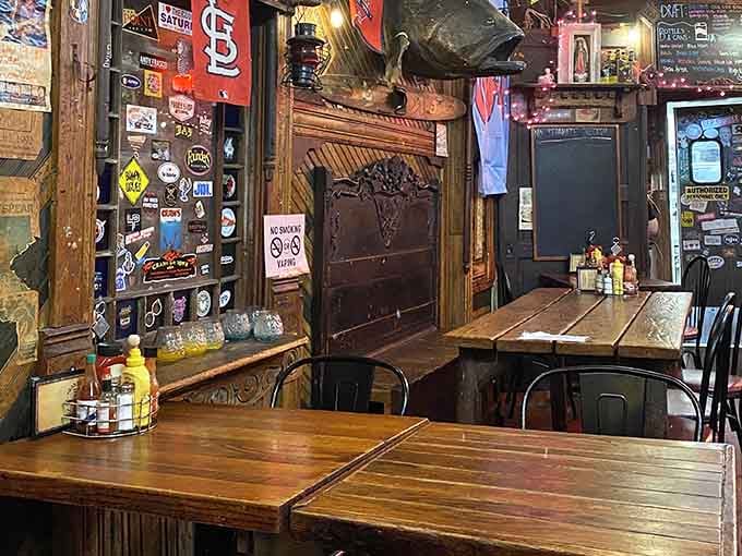 Step inside and every wall tells a story, most of them involving good times and even better food.