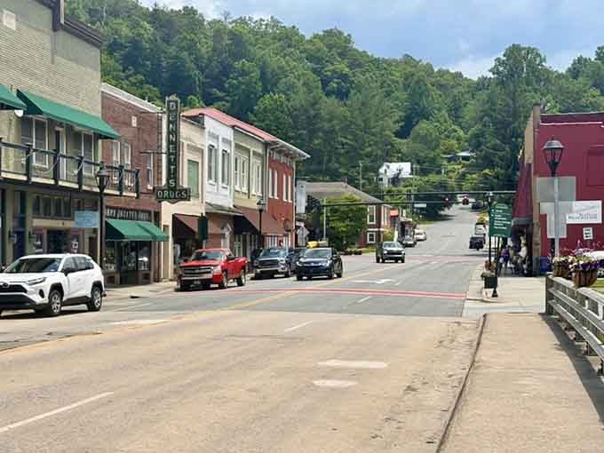 Main Street Bryson City proves small-town charm isn't extinct, just hiding in the mountains waiting for you.