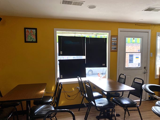 Simple tables, sunny walls, and the promise of pierogis: sometimes less really is more in the best way.