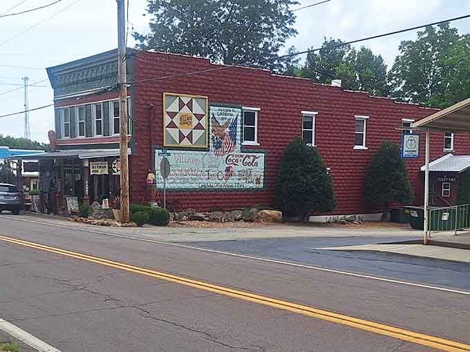 Vintage Coca-Cola signs and weathered brick walls tell stories that Instagram filters can only dream of capturing authentically.