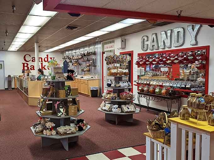 Step inside and suddenly you're standing in what can only be described as sugar paradise with excellent lighting.