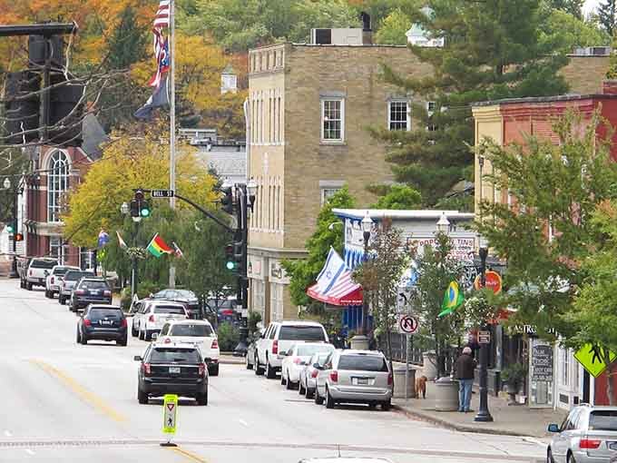 Main Street stretches out with the kind of charm that makes you forget your GPS even exists anymore.