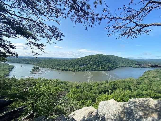 When the Potomac bends just right, you get a view that makes every uphill step worth the effort.