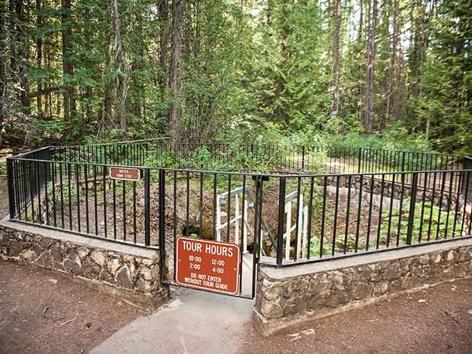 That unassuming entrance is your portal to an underground world that makes science fiction look unimaginative.