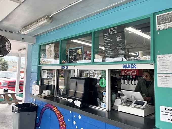 The order window where decades of cravings have been satisfied, one burger and cone at a time.