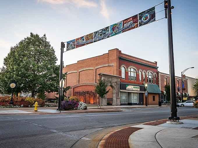 Welcome to downtown Danville, where the streets still remember when Main Street actually meant something to a community's identity.