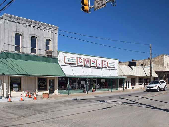 Main Street looks like it wandered off a movie set and decided to stay forever.